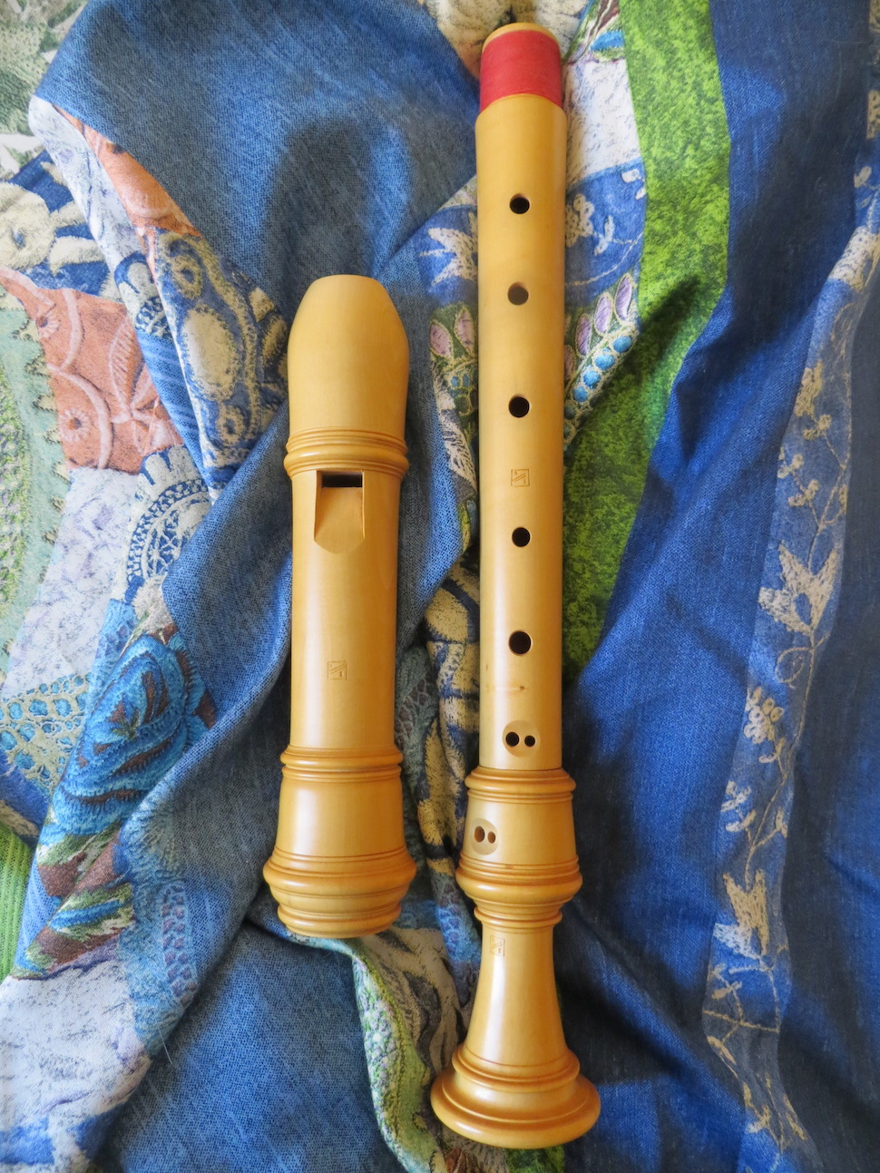 Alto recorder by Pietro Sopranzi after Hotteterre & Denner for sale